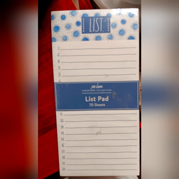 Rae Dunn | Office | Rae Dunn Signature Series Notepad List | Poshmark